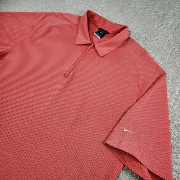 Nike | Shirts | Vintage Nike Polo Shirt Men Xl 4 Zip Waffle Dri Fit ...